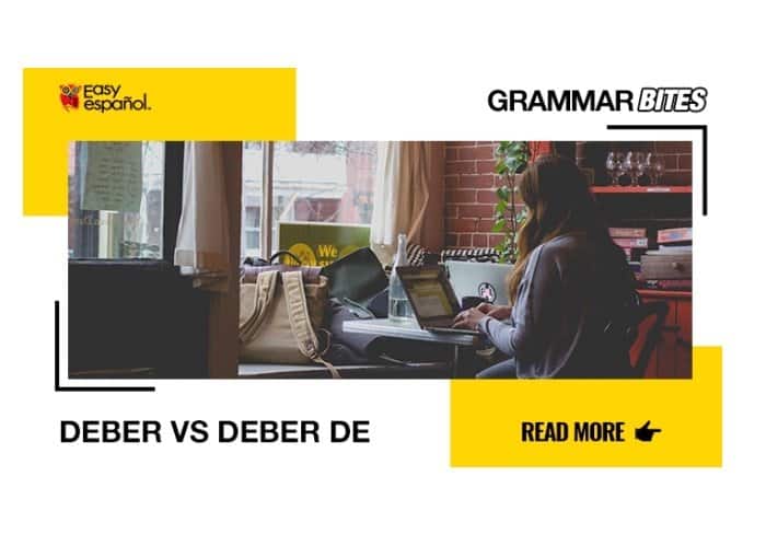 Deber vs Deber de - Easy Español