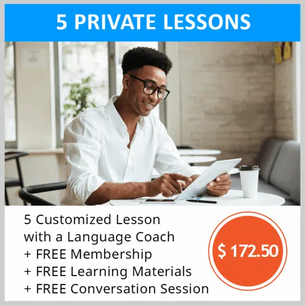 5 Online Private Lessons - Easy Español