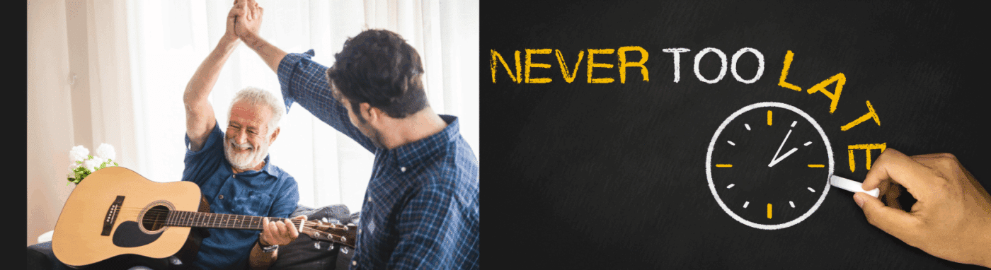 Saying of the day: Nunca es tarde para volver a empezar